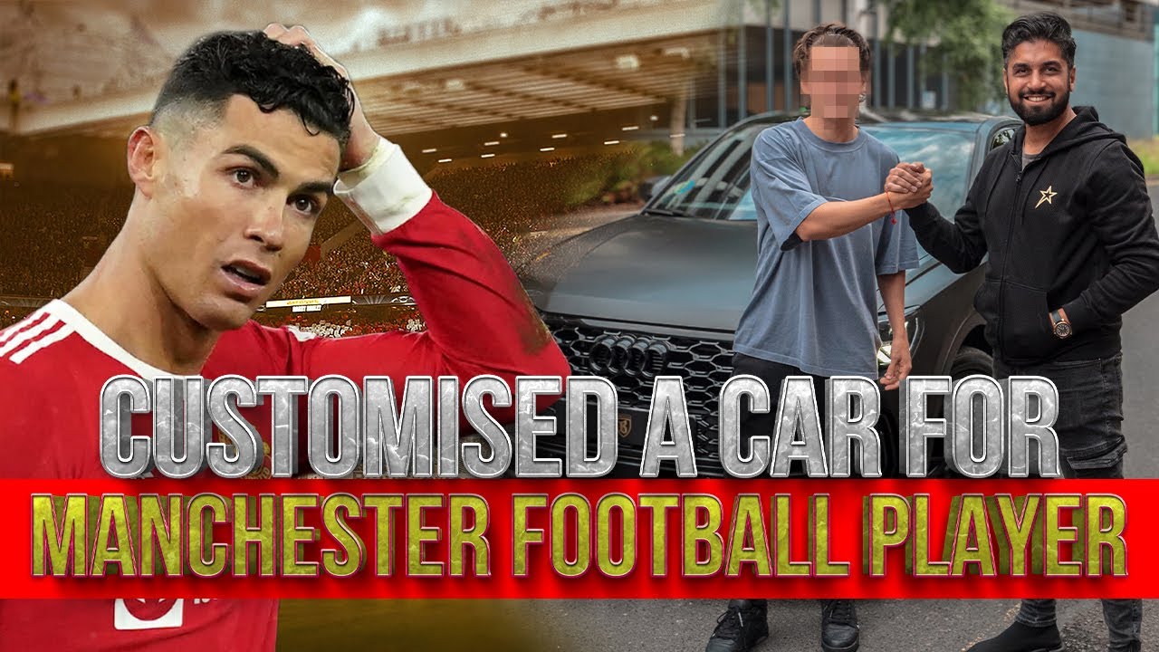 MAN UNITED FOOTBALL PLAYERS CUSTOMISED CAR !! 😱😱 - YouTube
