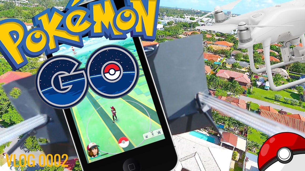 HOW TO CATCH Pokémon GO With A DJI PHANTOM 4 DRONE - YouTube