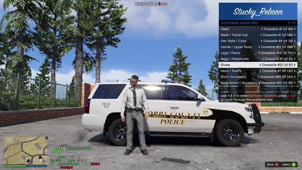 FiveM HCPD Cadet Uniform Setup Carolina Coast Roleplay - YouTube