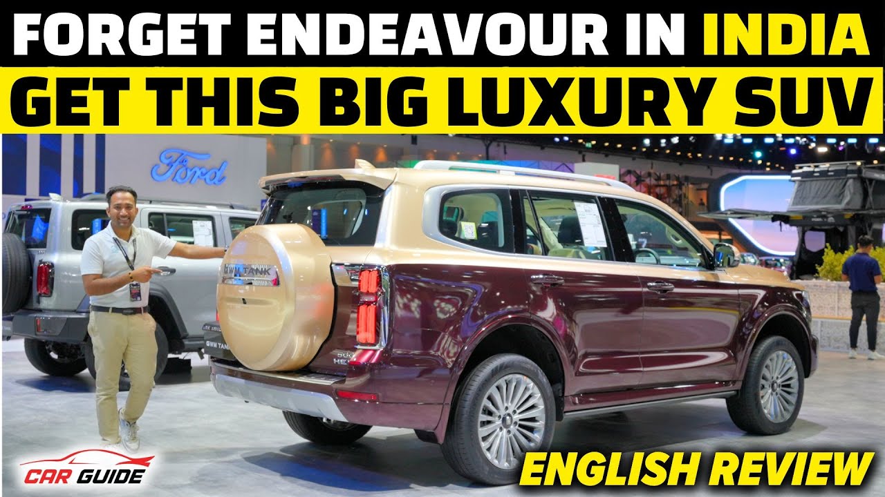 FORD ENDEAVOUR in India NOT Required 🔥 Bigger than Fortuner | GWM Tank ...
