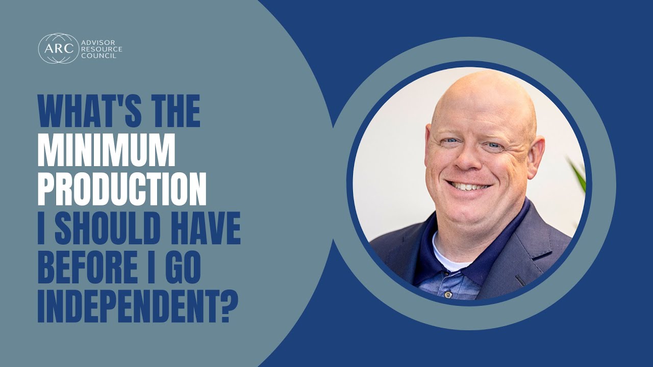 What's the Minimum Production I Should Have Before I Go Independent ...