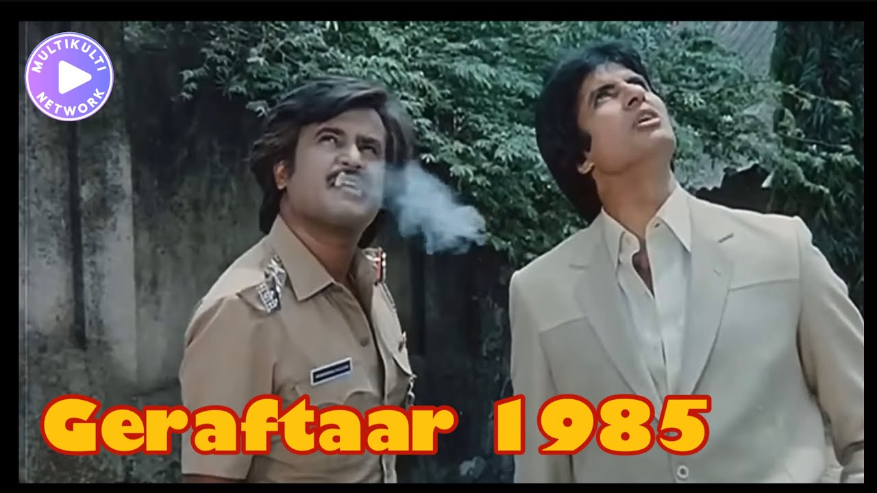 Geraftaar Movie 1985 Scene Amitabh Bachchan-Rajinikanth-Kamal Hasan ...