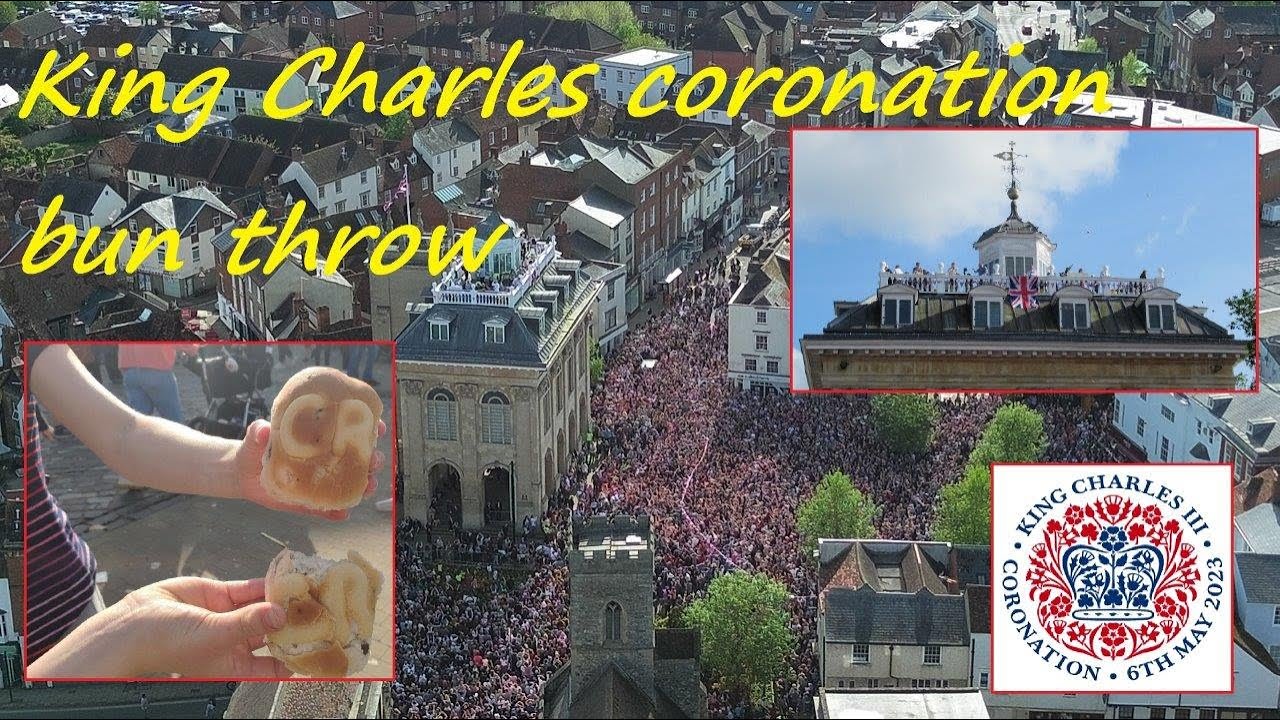 King Charles III coronation bun throw. 7th May 2023. Abingdon - YouTube