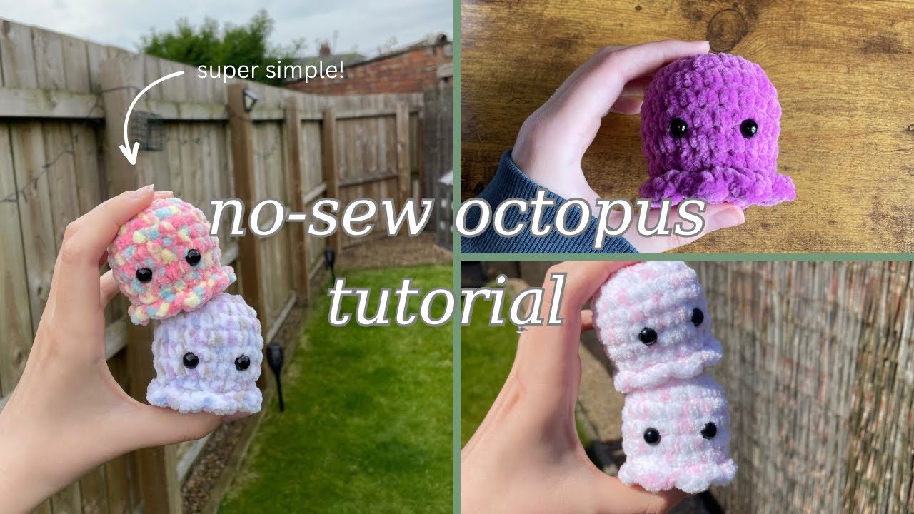 NO-SEW Simple Octopus Tutorial - YouTube