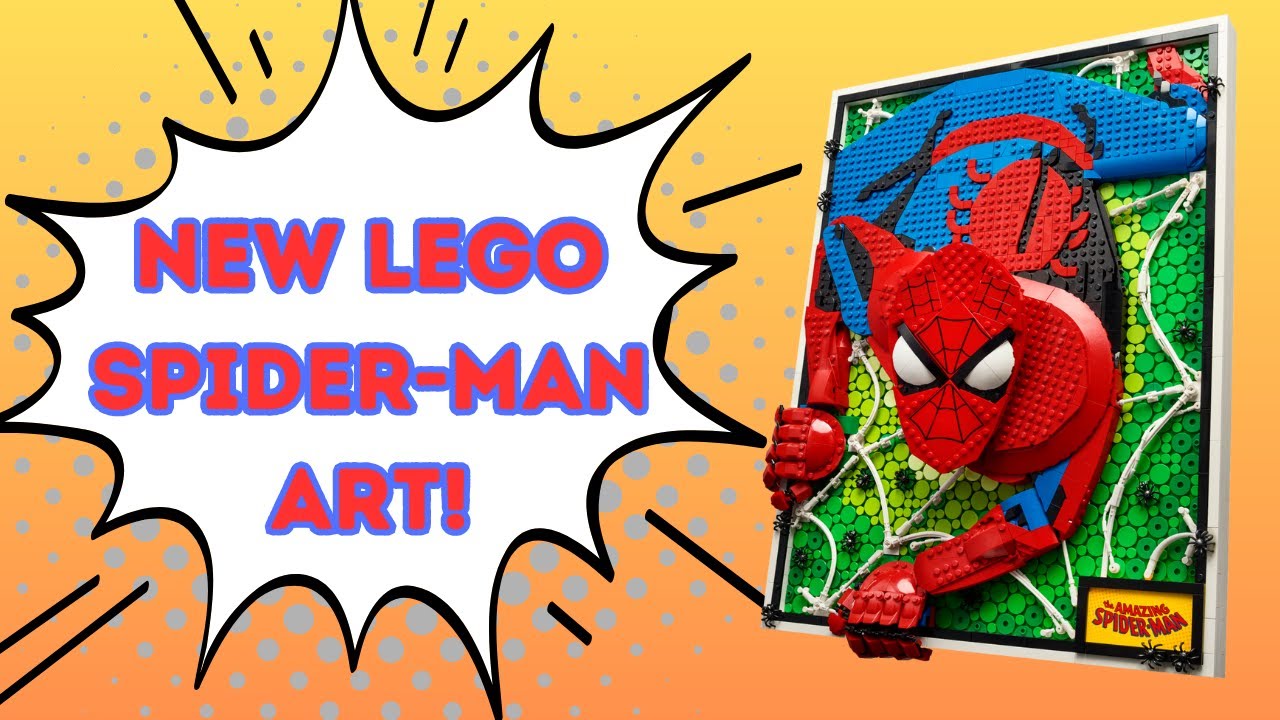 NEW!! LEGO SPIDER-MAN ART! - Speed Build - YouTube