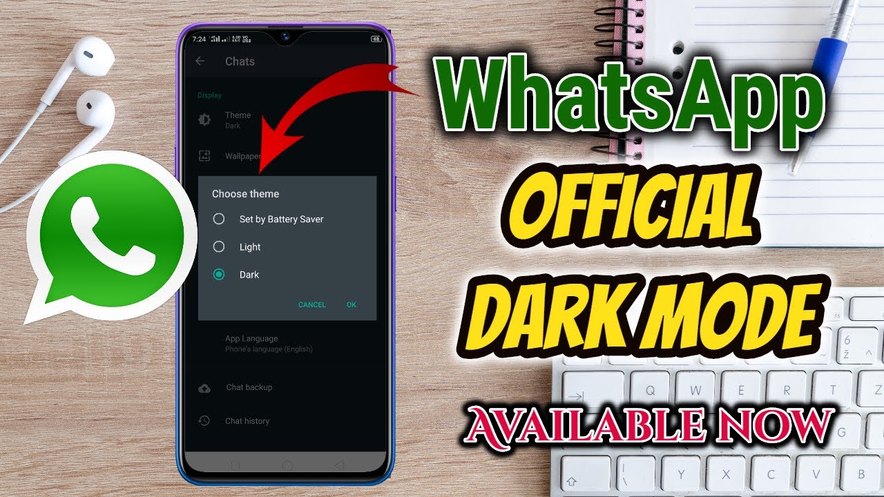 WhatsApp Official Dark Mode Is Finally Available For Everyone | New ...