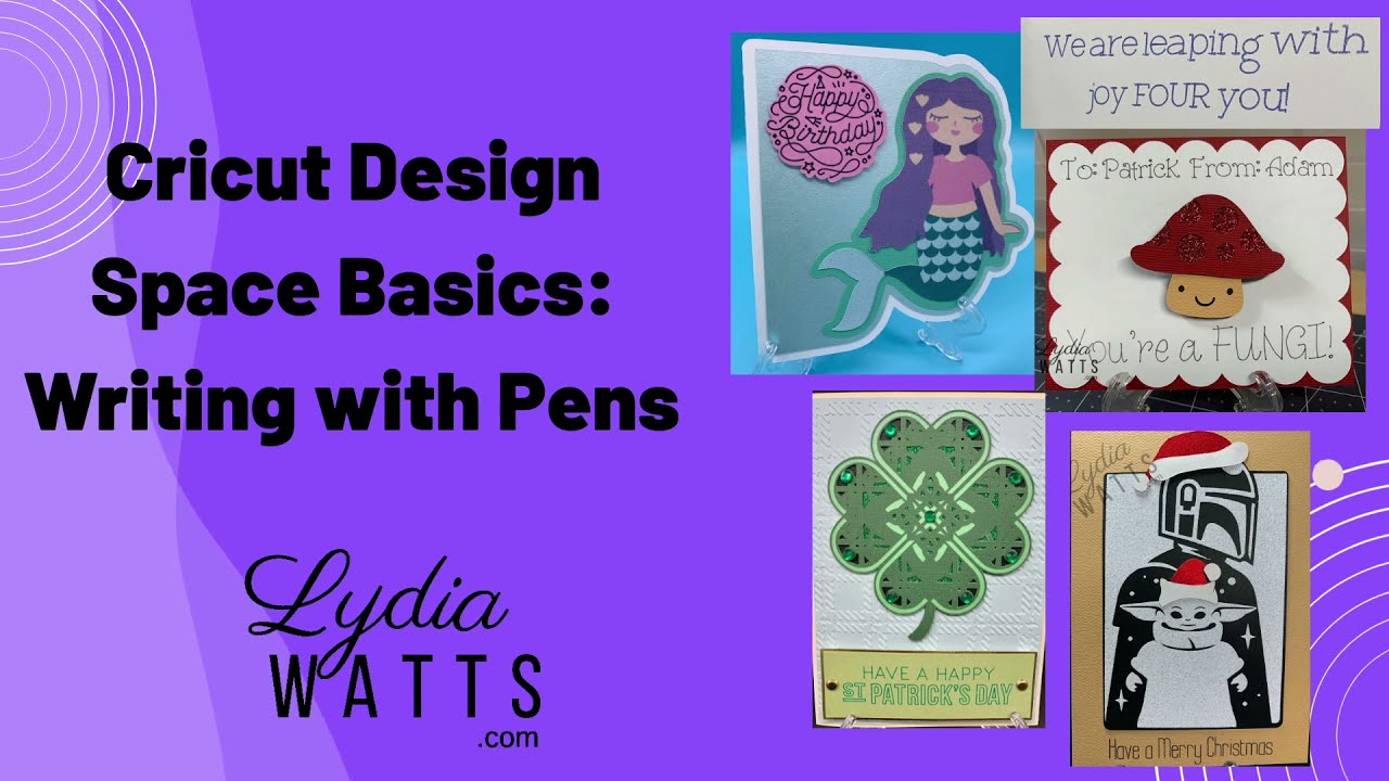 Cricut Design Space Basics: Writing Text with Pens - YouTube