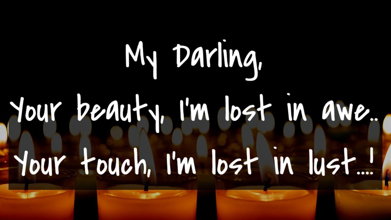 Beautiful love poems 🤩 ️ || My Darling, Your beauty, I'm lost in awe ...