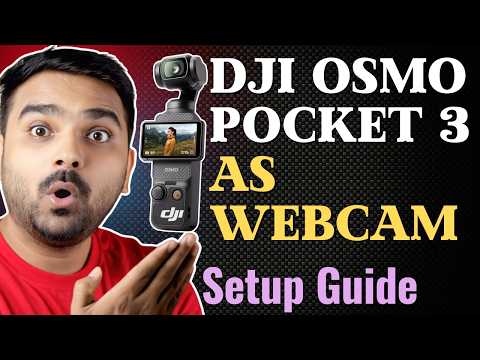 How to Use the DJI Osmo Pocket 3 as a Webcam (With Active Face Tracking) | @TechThingsDaily