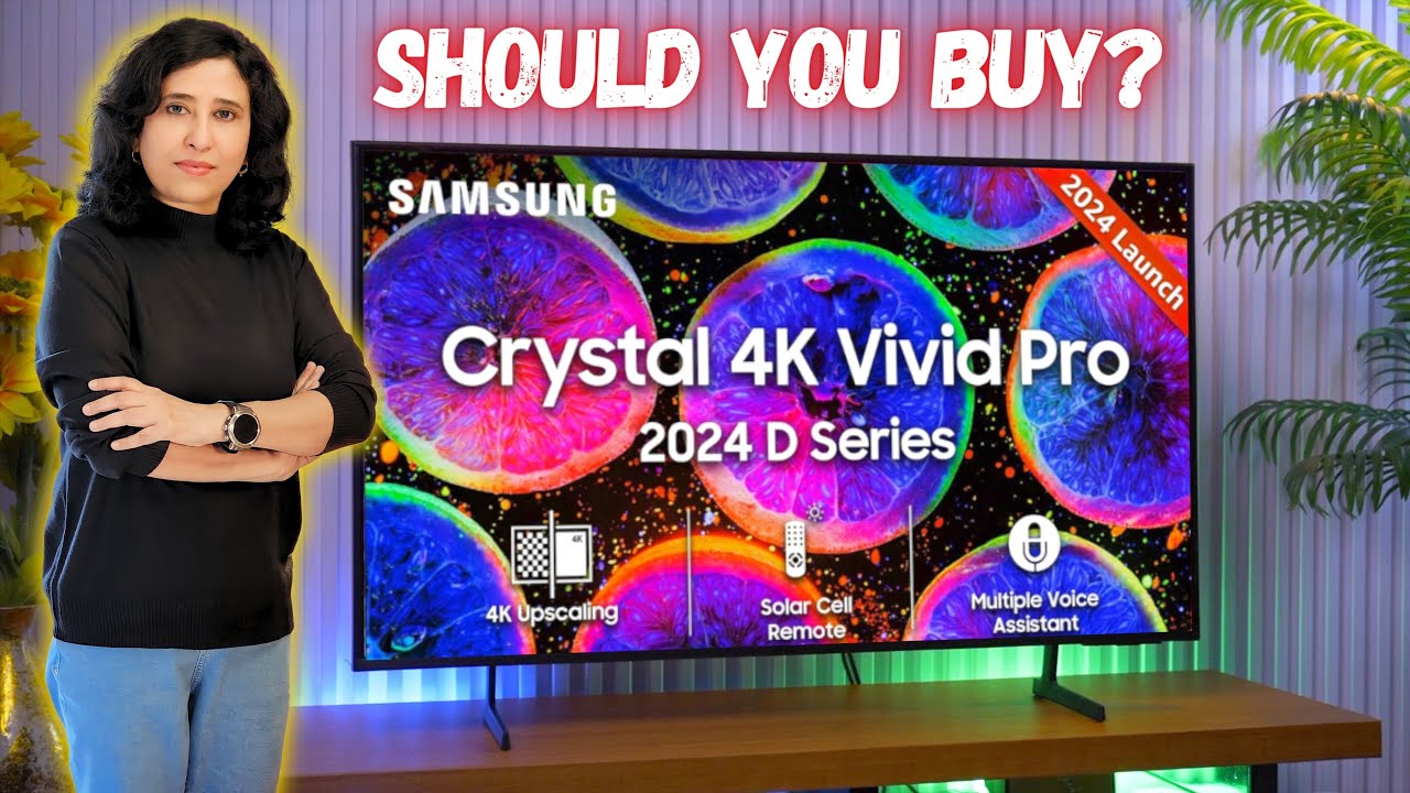 Samsung Crystal 4K Vivid Pro TV 2024 D Series | Unboxing & Review - YouTube