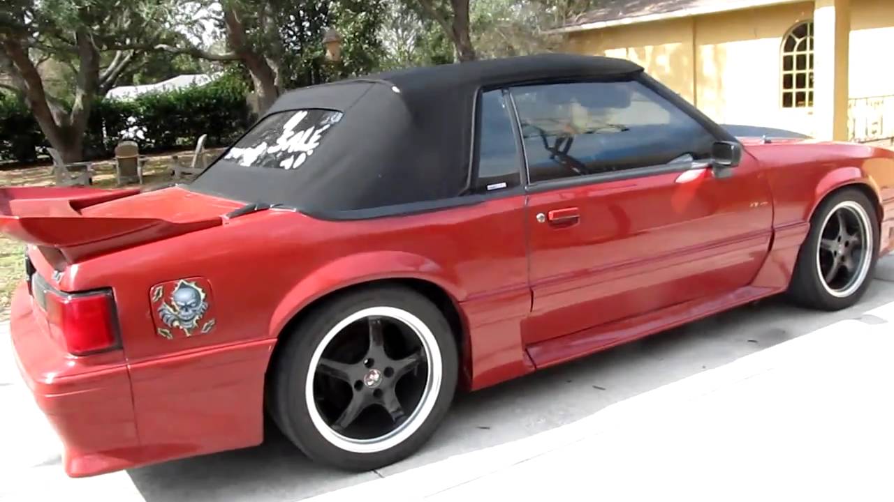 1990 Mustang Gt E-303 Cam - YouTube