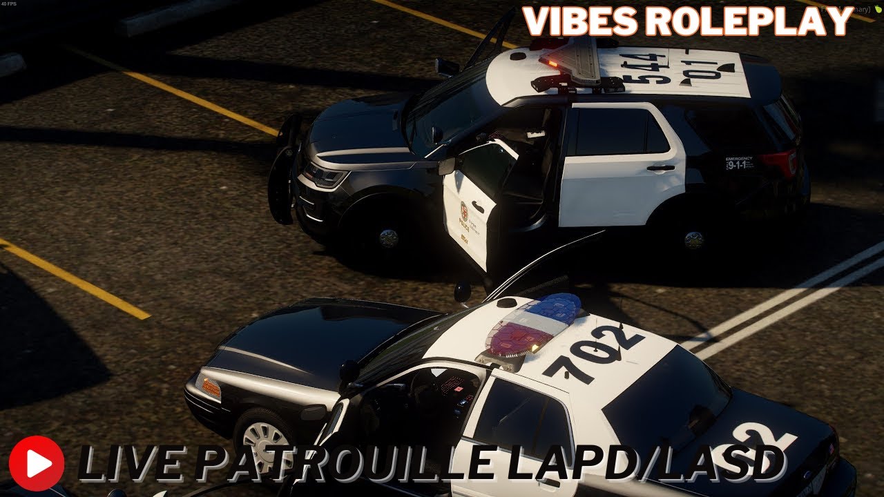GTA 5 RP | Vibes Roleplay | Patrouille LAPD/LASD - YouTube