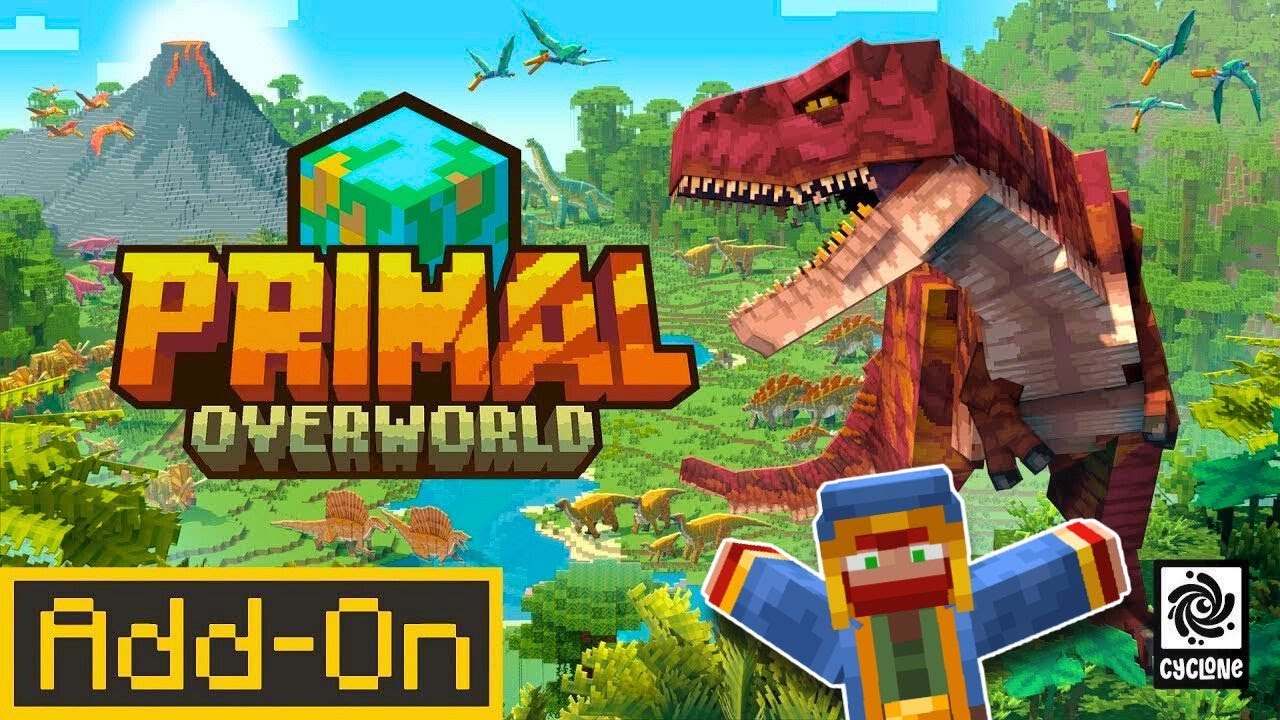 Can You SURVIVE In The Primal Overworld!? - Addon Review and Showcase - - YouTube