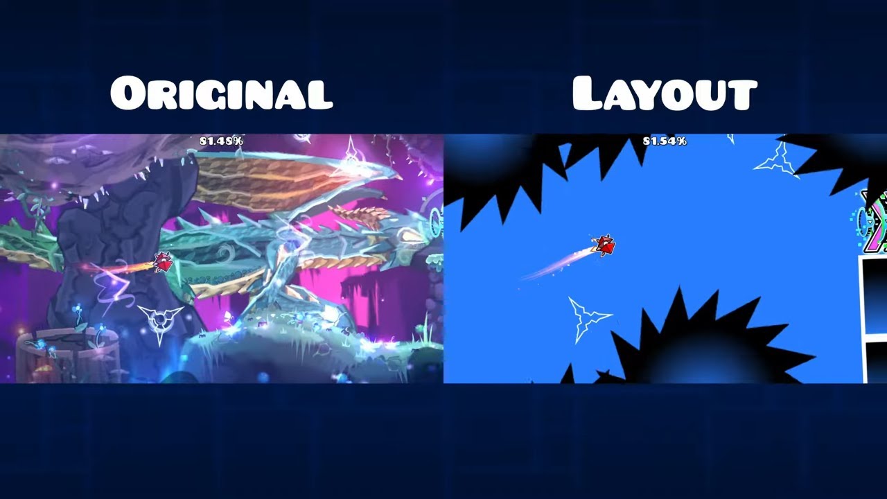 "And Ever" Original vs Layout | Geometry Dash - YouTube