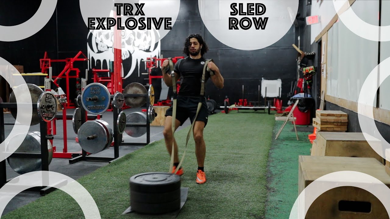 How To: Explosive TRX Sled Row - YouTube