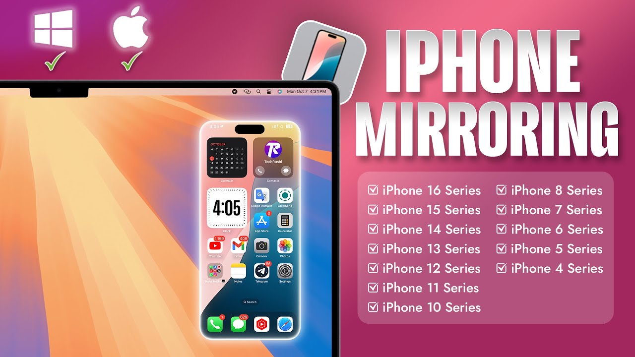 How to Mirror & Control iPhone From PC [2025] Best For Streamers ...