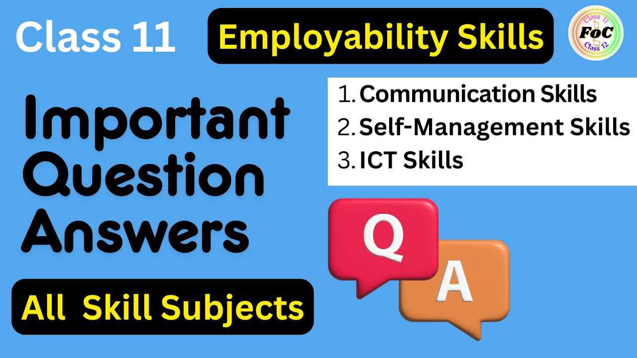 Class 11 Important Question Answers | Half Yealy Exam | Employability ...