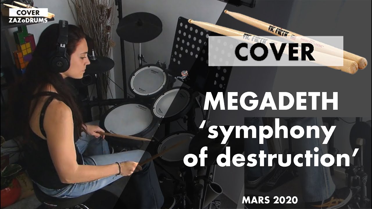 MEGADETH - SYMPHONY OF DESTRUCTION [DRUMCOVER] - YouTube