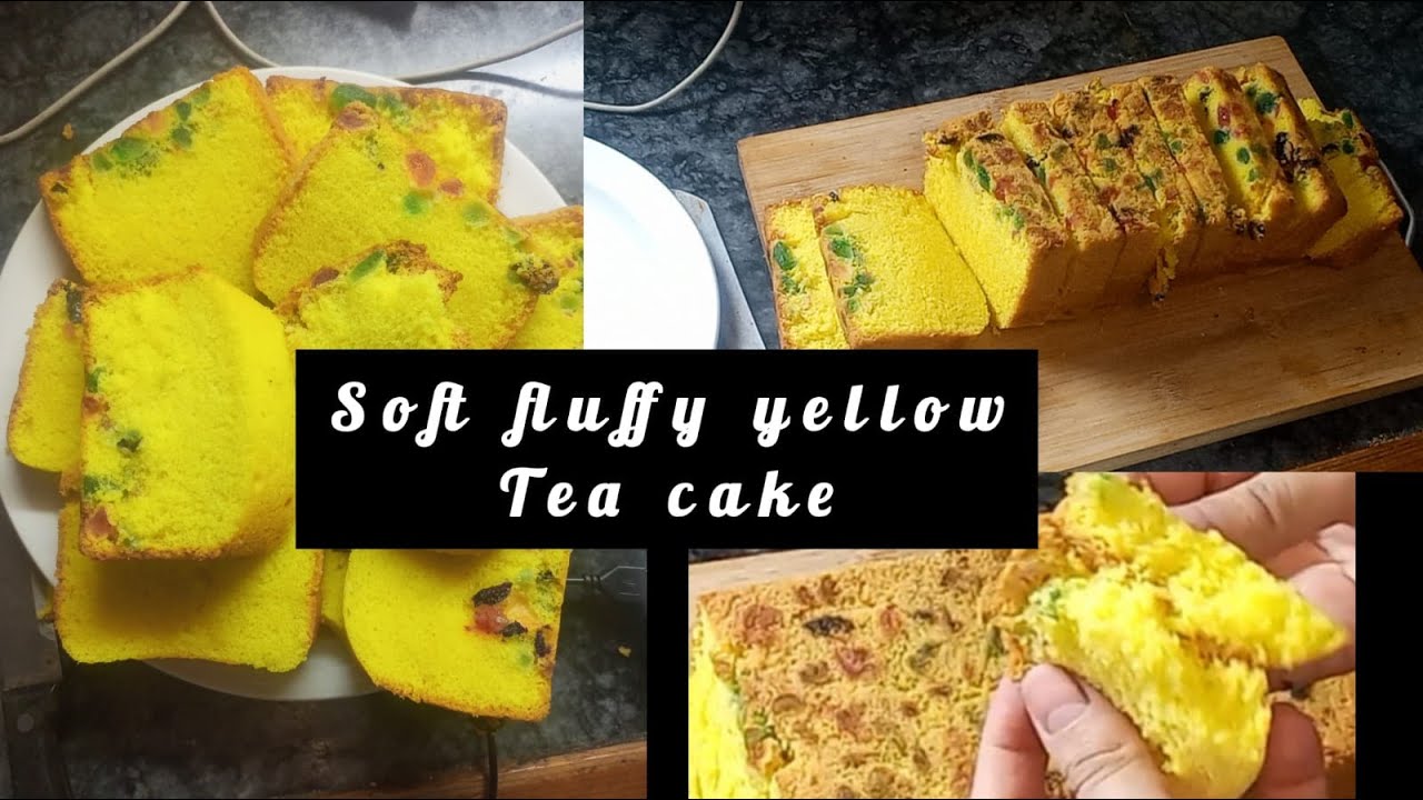 without oven desi bakery style tea cake | yellow tea cake | mostttttt ...