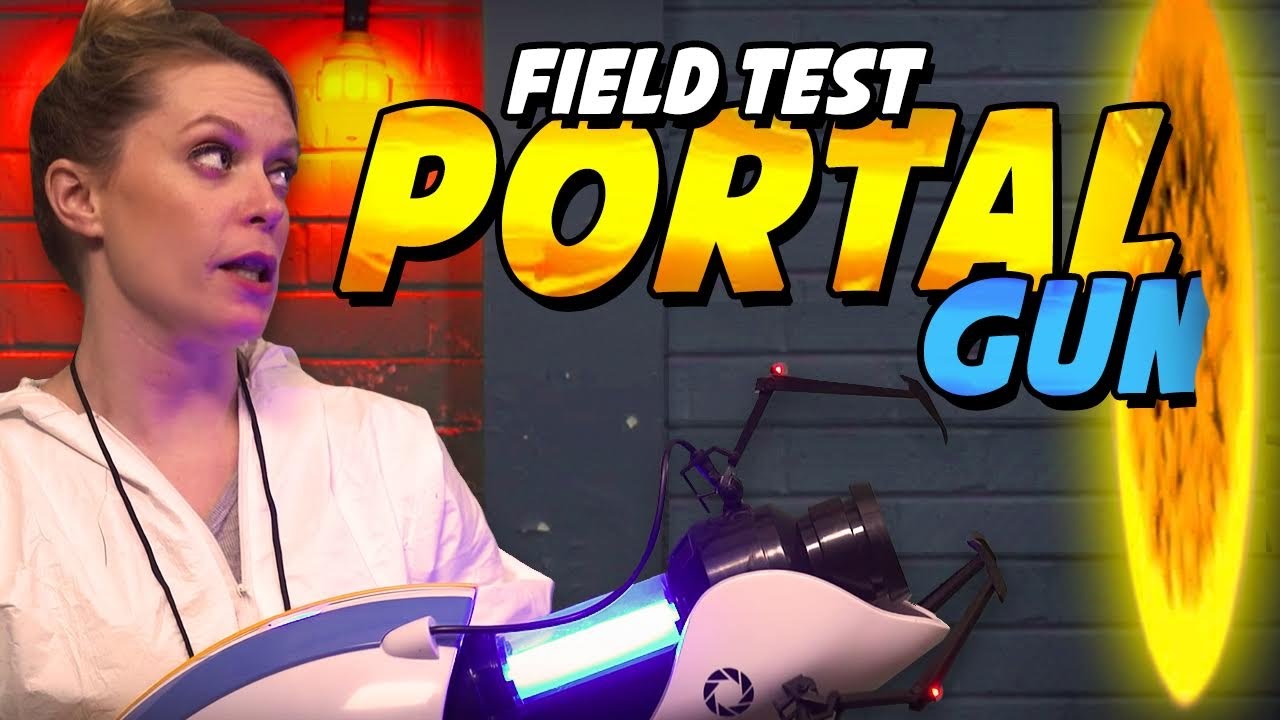 PORTAL GUN TERMINAL VELOCITY IRL, Portal Video Game // Field Test #11 ...