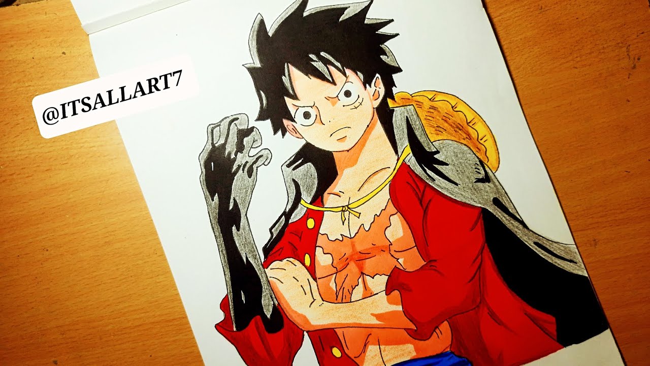 Drawing - Luffy full body // speed drawing - Luffy full body /how to ...