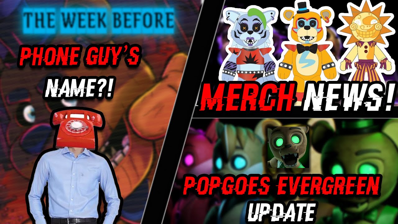 PHONE GUY'S REAL NAME? Tons Of New Hex Merch & More - FNaF Weekly News ...