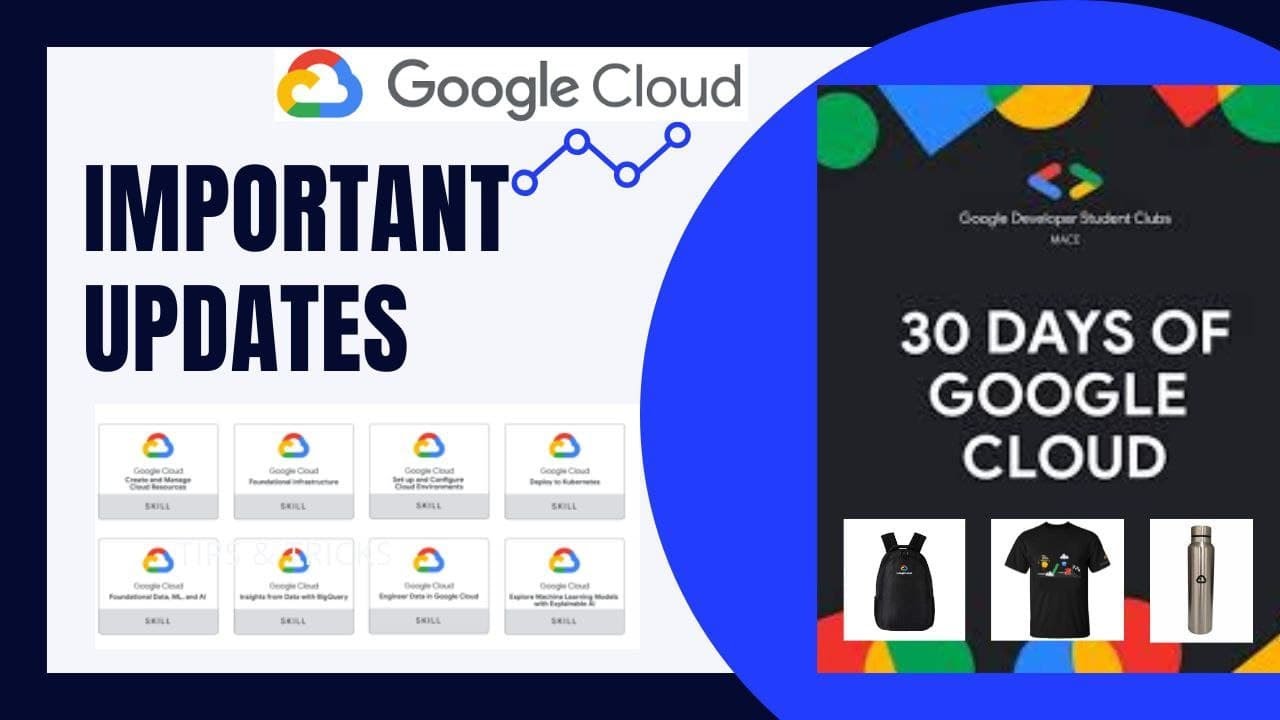 Important Updates: Regarding 30 days of Google Cloud Program | Must ...