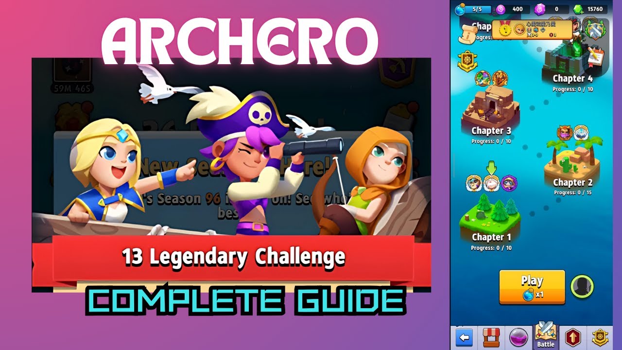 Complete Guide to the New Legendary Challenge! | Archero Hero, Item ...