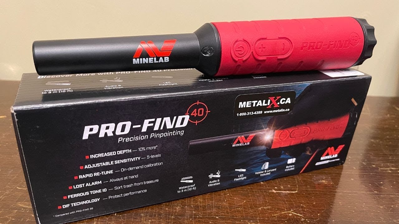 Minelab Pro-Find 40 – Precision Pinpointer for Metal Detecting Accuracy ...