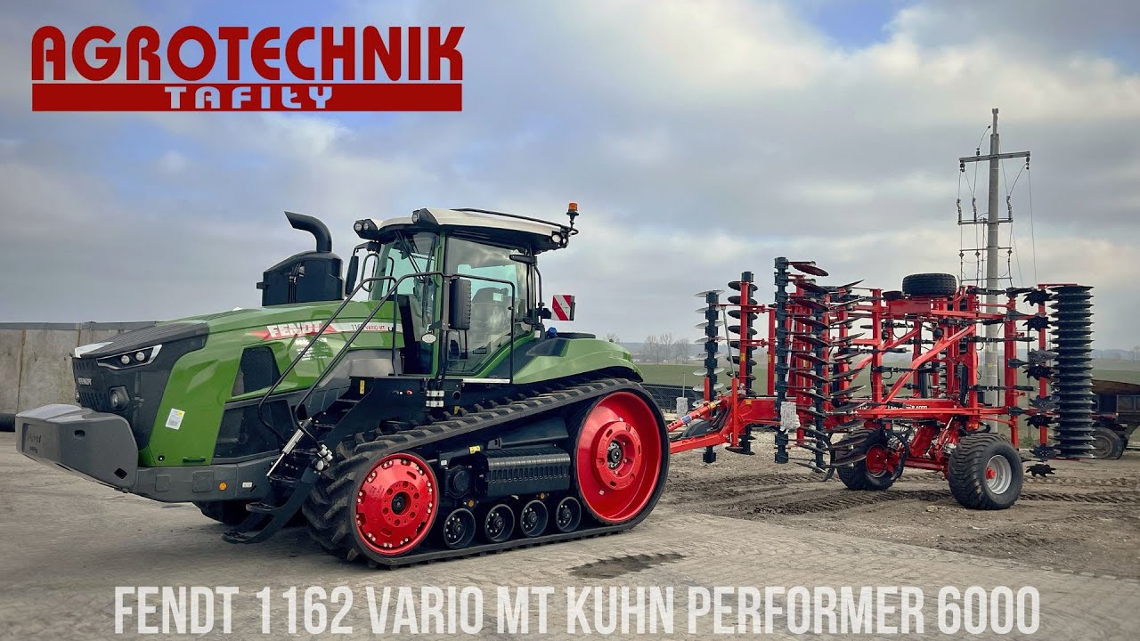 WYDANIE POTĘŻNEGO ZESTAWU DO KLIENTA! FENDT VARIO 1162 MT KUHN ...