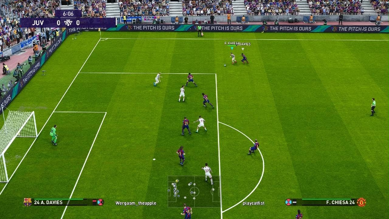eFootball PES 2021 control double touch - YouTube