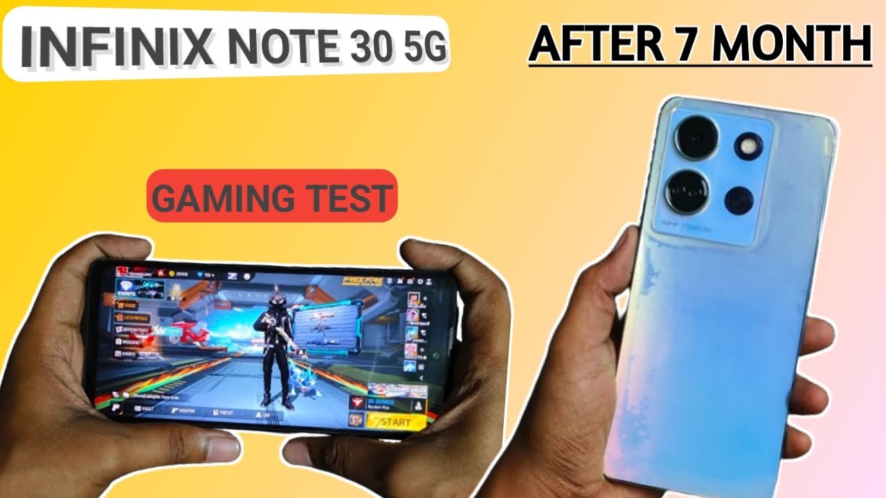 infinix note 30 5G after 7 month gaming test 🎮 - YouTube
