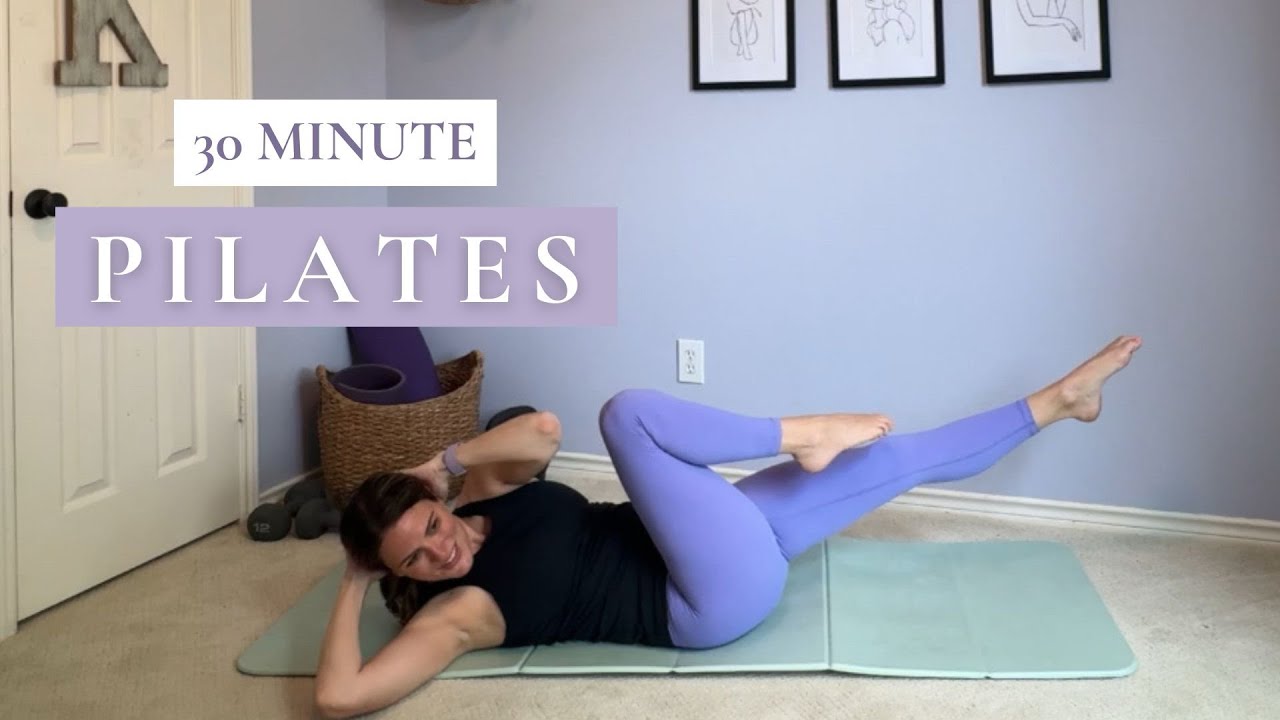 30 MINUTE PILATES WORKOUT // EQUIPMENT FREE // FULL BODY // LOW IMPACT ...