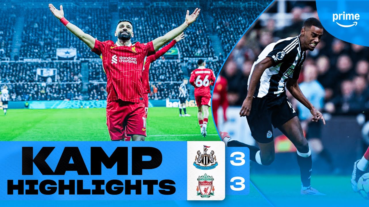 Newcastle VS Liverpool 3-3 | Prime Video Danmark - YouTube