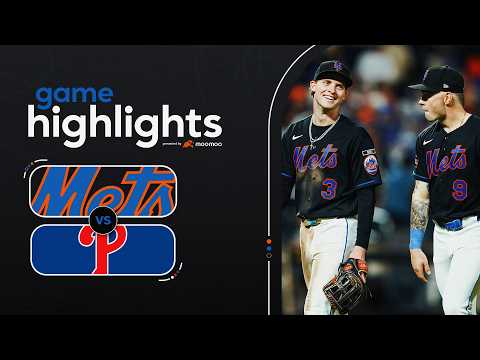 Phillies vs. Mets Game Highlights (9/18/26) | MLB Highlights