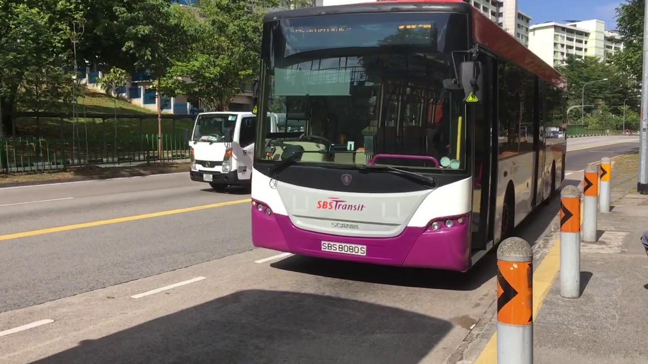 SBS Transit Scania K230UB (Euro 4 Batch 1) SBS8080S on Feeder 261 ...
