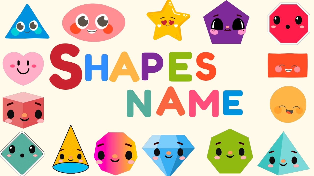 Shapes Name | Different Shapes for kids | Shapes|Basic Shapes | shapes ...