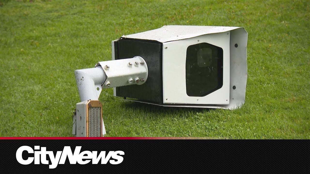 Parkside Drive speed camera cut down for fifth time - YouTube