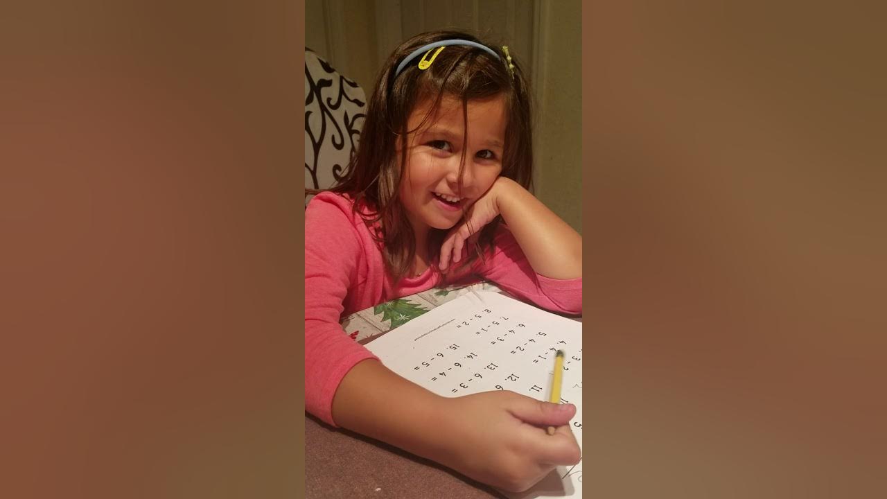 Kate 5 Years Old Doing Math Homework YouTube kate-5-years-old-doing-math-homework-youtube