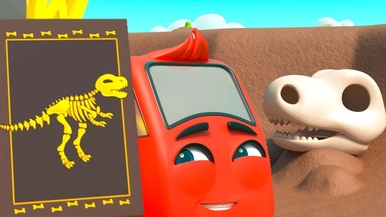 Digging Up Dinosaur Bones! | Digley & Dazey | Kids Cartoons | Children ...