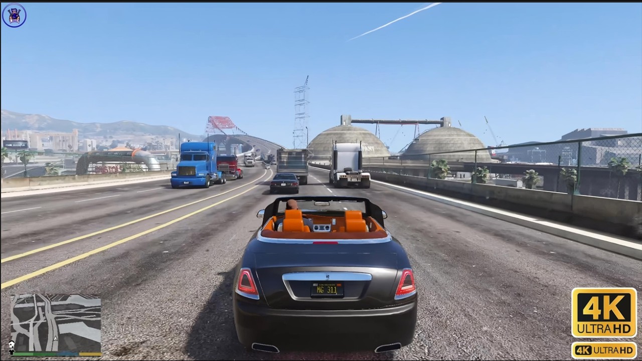 GTA 5 Gameplay 4K 60FPS Rolls Royce - YouTube