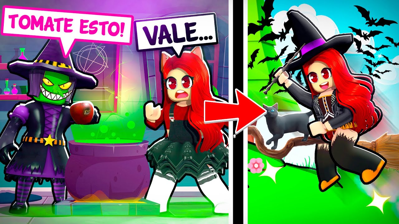HICE ESTE HECHIZO y ME CONVERTÍ EN MAGA *PARA SIEMPRE*!! en ROBLOX ...