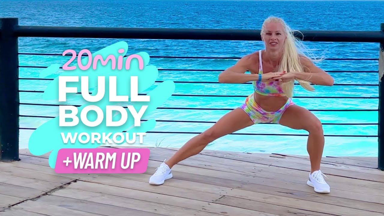 20 Min Full Body Hiit Workout Warm Up Abs No Equipment
