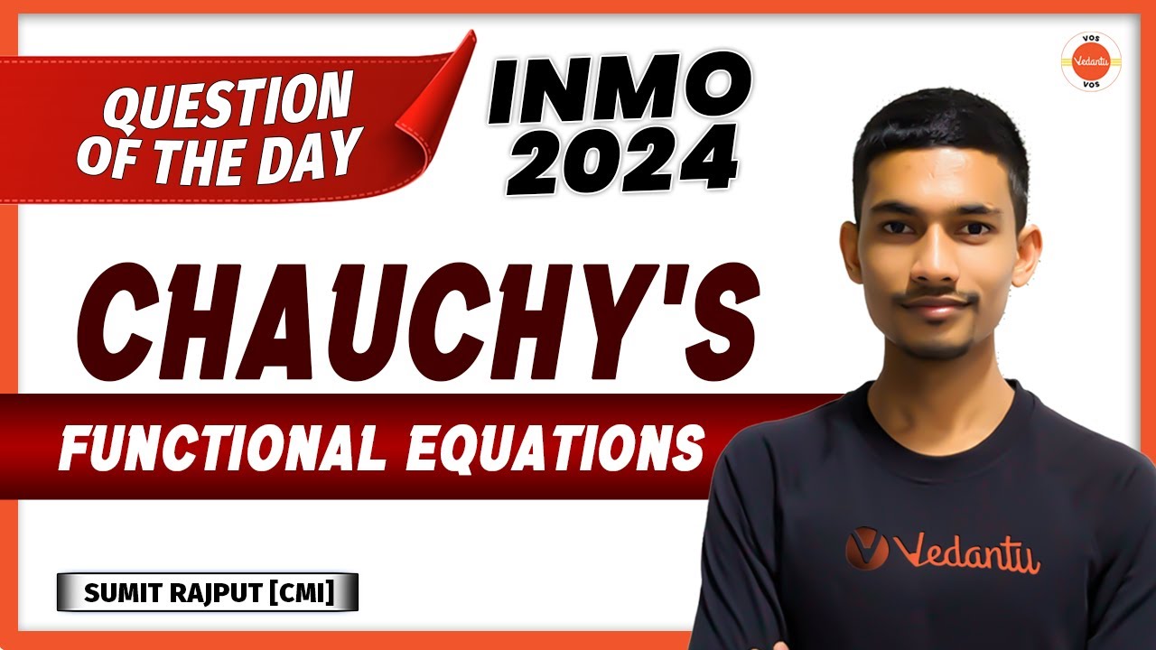 Chauchy's Functional Equations | INMO 2024 | Maths Olympiad Preparation ...