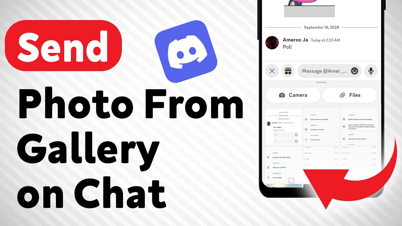 How to Send A Photo From The Gallery on Discord Chat (Updated) - YouTube
