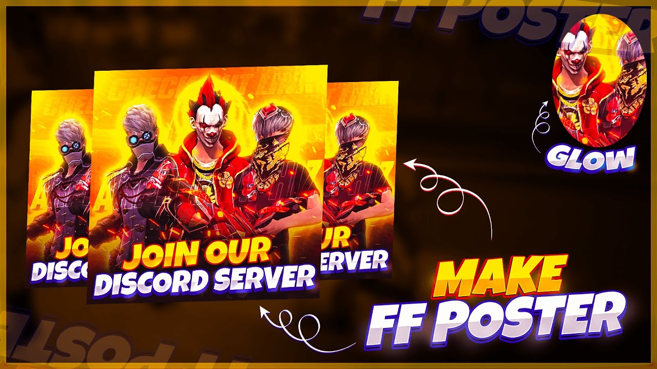 Make Free Fire Poster With Perfect Glow || Android Poster Tutorial ...