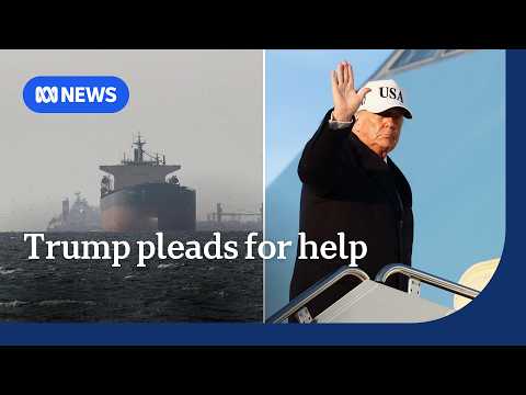 Trump pleads for help to secure Strait of Hormuz from Iran | ABC NEWS