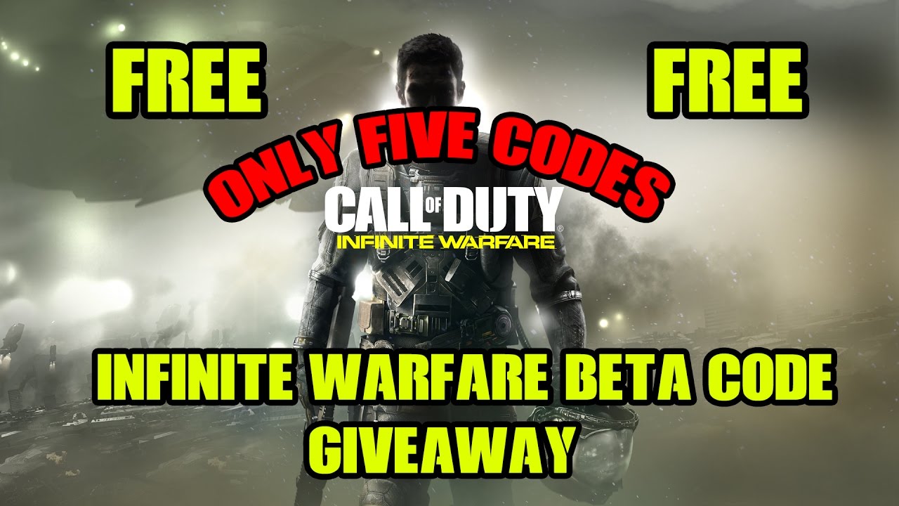Call Of Duty Infinite Warfare BETA CODE GIVEAWAY PS4 !!! - YouTube