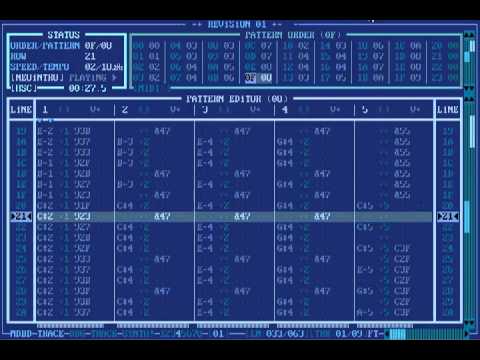 Adlib Tracker playing Neointro - YouTube