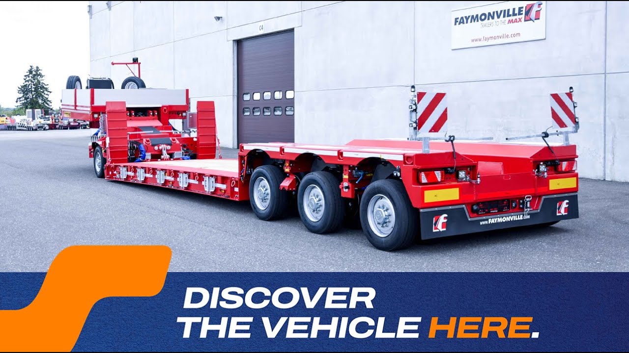 Faymonville - GigaMAX extendable low loader w/ central beam gooseneck ...